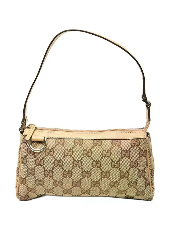Gucci 2000-2015 Gg Canvas Abbey D Ring Pochette Handbag