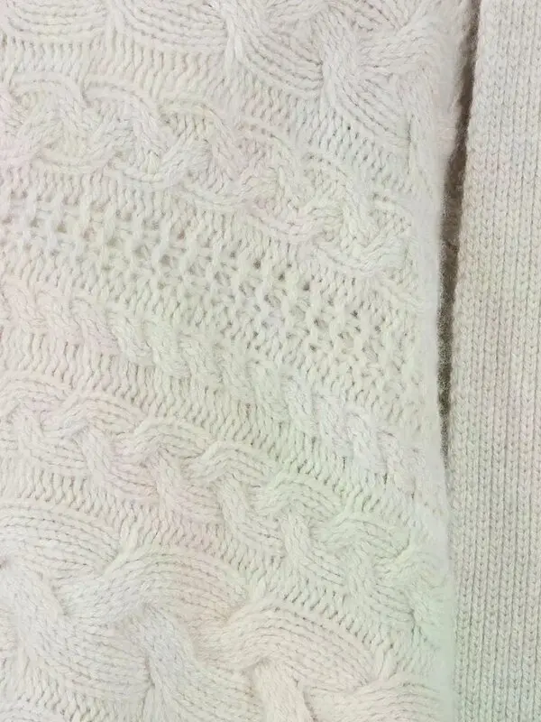 Ermanno Scervino Cable-knit Cashmere Poncho