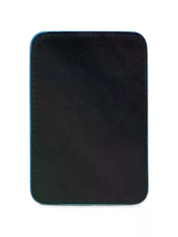 PIQUADRO Logo-print Leather Cardholder