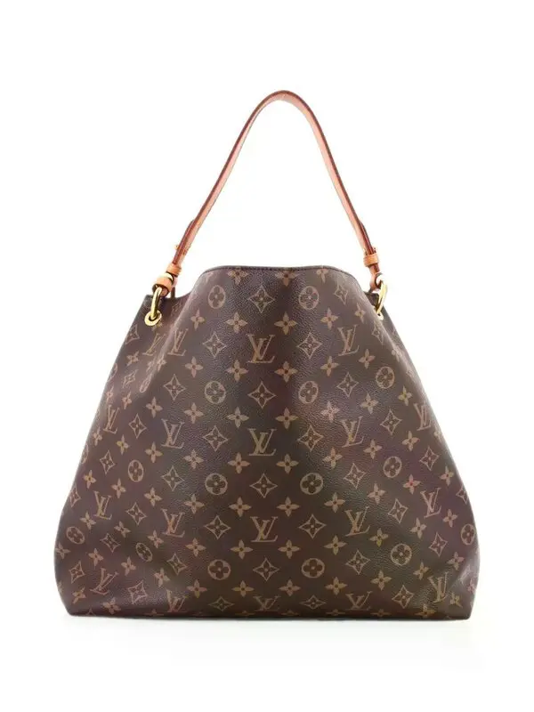LOUIS VUITTON Graceful Handbag Monogram Canvas Mm Hobo Bag