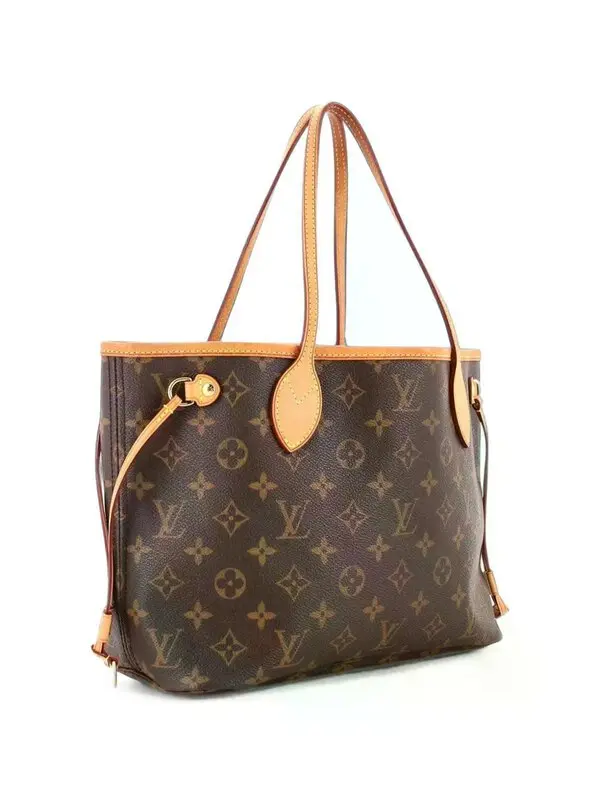 LOUIS VUITTON Neverfull Monogram Canvas Pm Tote Bag - Brown