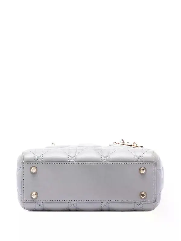 Dior 2016 Mini Lambskin Cannage Lady Satchel