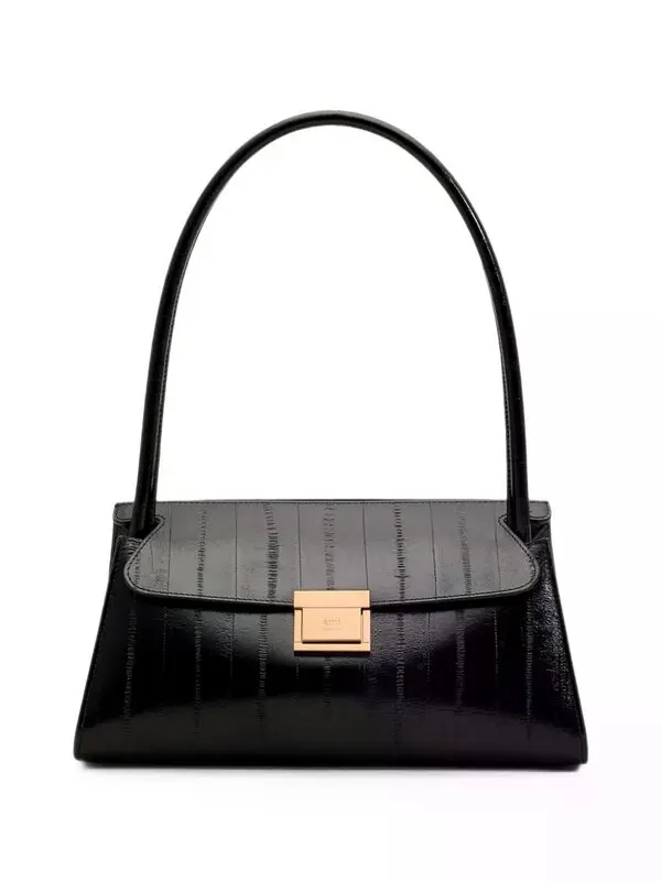 AMI Paris Small Cow-leather Mimi Bag - Black