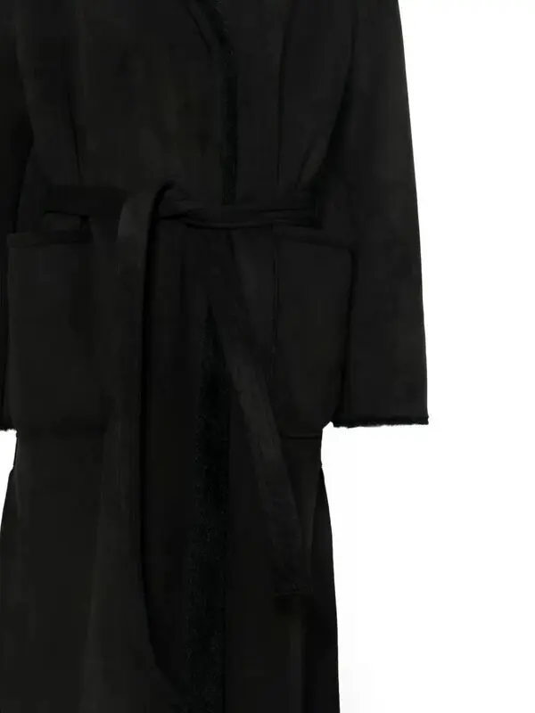 Marina Rinaldi Hooded Belted Coat