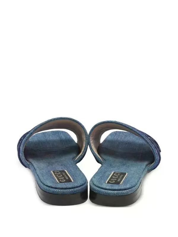 Gucci Jane Logo-embroidered Sandals