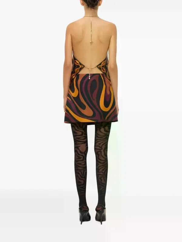 Emilio Pucci Marmo-print Silk Skirt