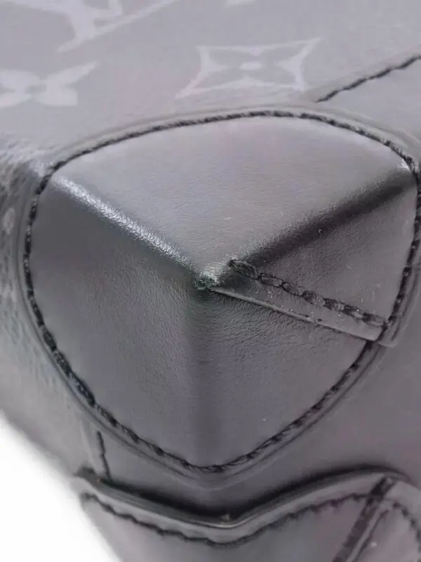 LOUIS VUITTON 2021s Nano Steamer Monogram Eclipse Tote Bag