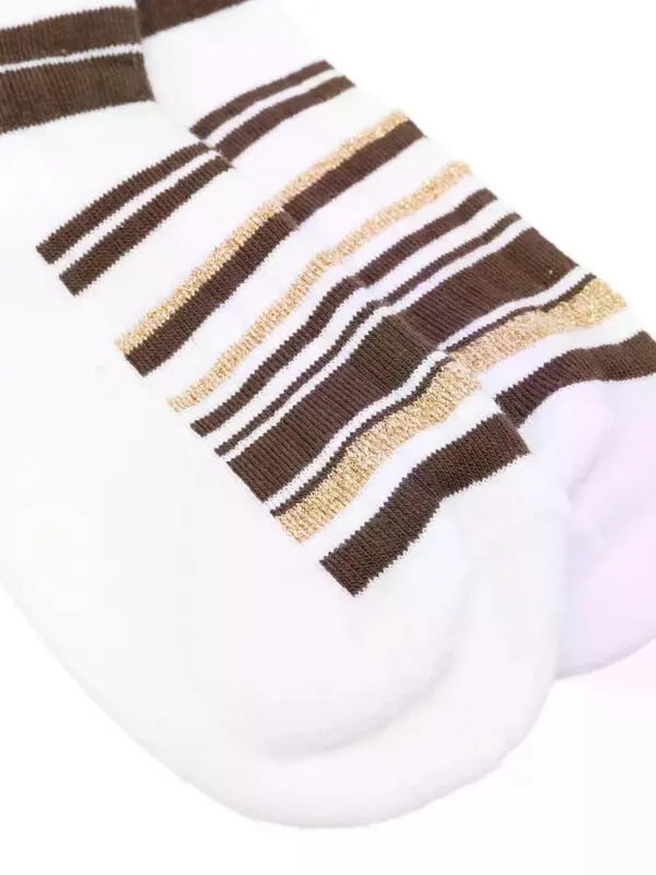 Missoni Striped Lurex-detail Socks
