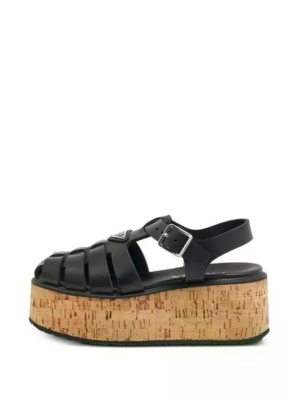 Prada Monolith Platform Sandals