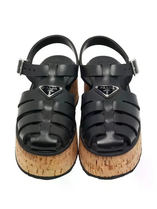 Prada Monolith Platform Sandals