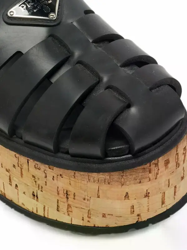 Prada Monolith Platform Sandals