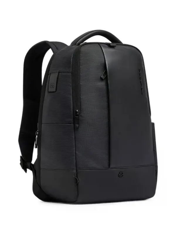 PIQUADRO Panelled Logo-debossed Backpack