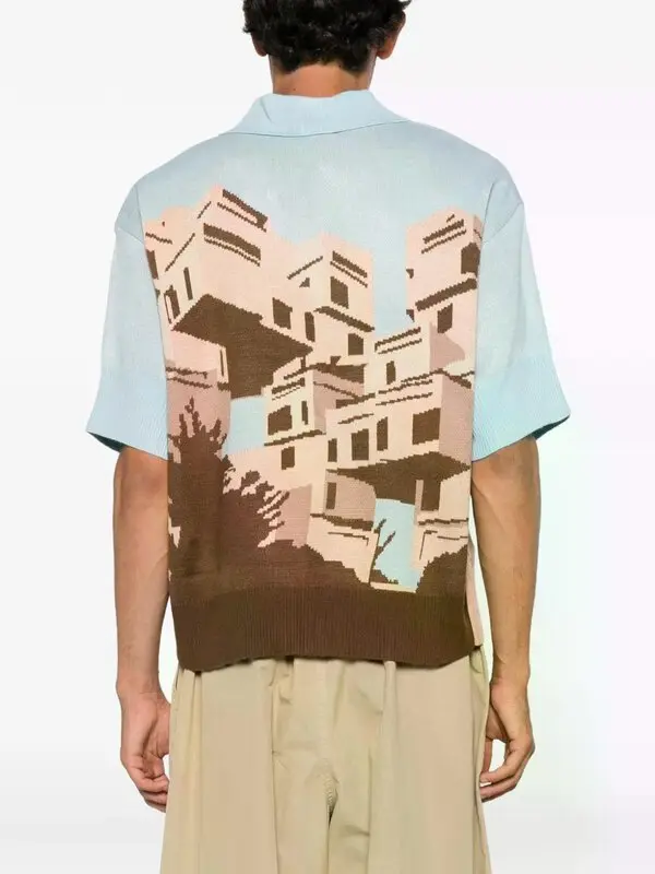 HOUSE OF ERRORS Logo-embroidered Polo Shirt