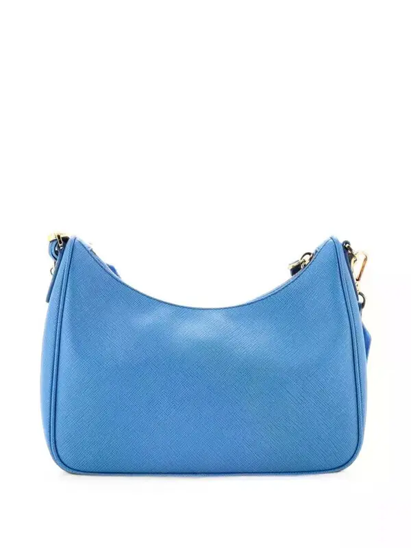 Prada Re-edition 2005 Shoulder Bag Saffiano Leather Small Crossbody Bag - Blue