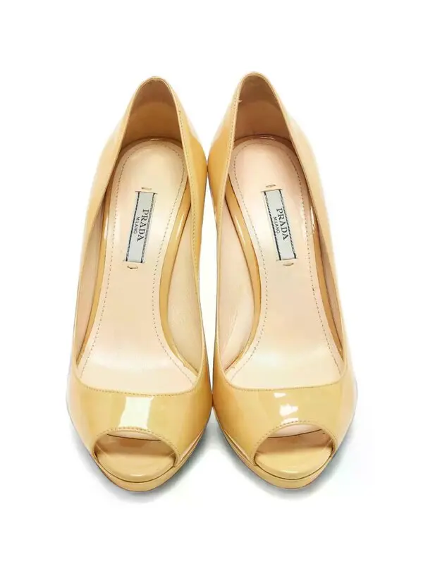 Prada Platform Peep-toe Pumps