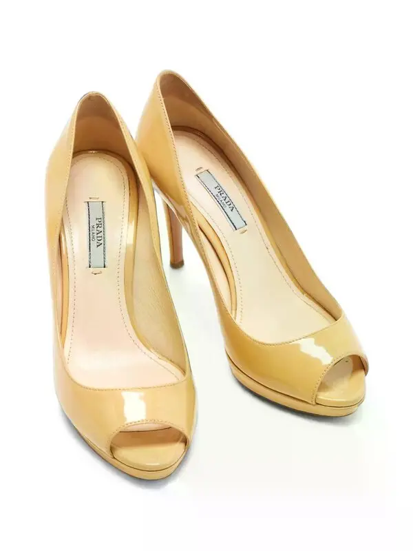 Prada Platform Peep-toe Pumps