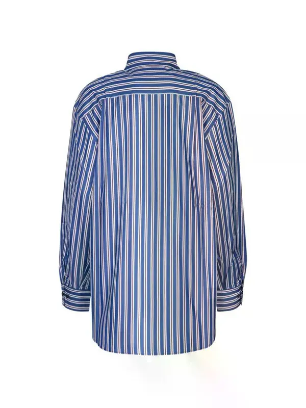 Andamane Georgiana Striped Shirt And Shorts Set