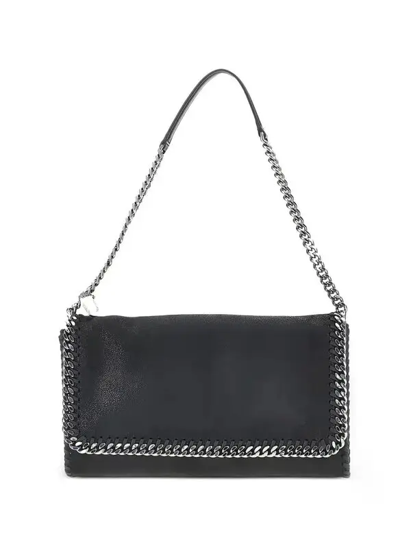 Stella McCartney Falabella Chain-trim Shoulder Bag - Black