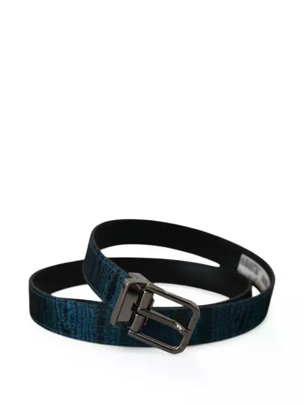 Dolce & Gabbana Jacquard Moiré Belt