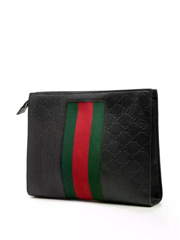 Gucci 2000-2015 Guccissima Web Clutch Bag