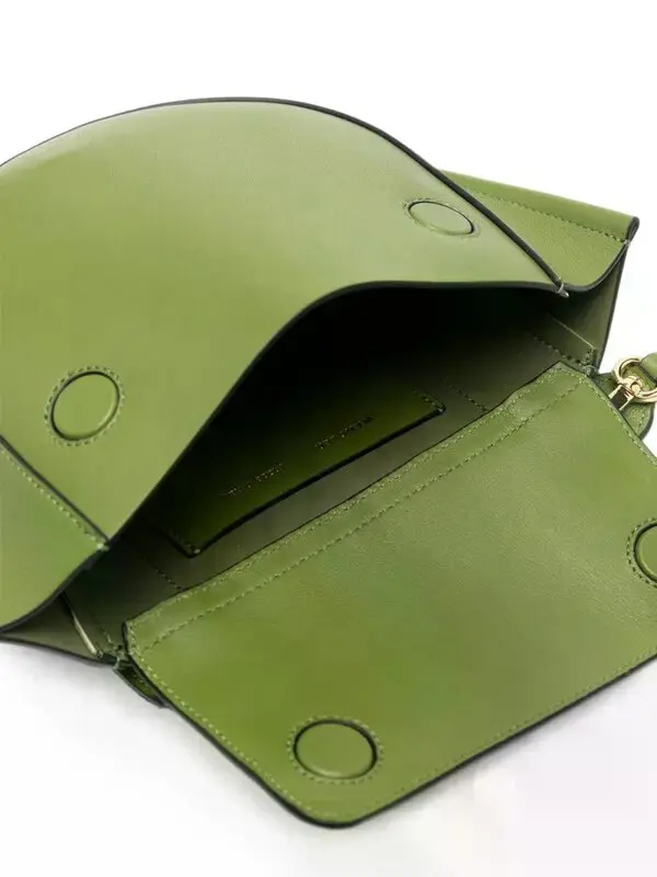 WANDLER Mini Hortensia Leather Shoulder Bag - Green