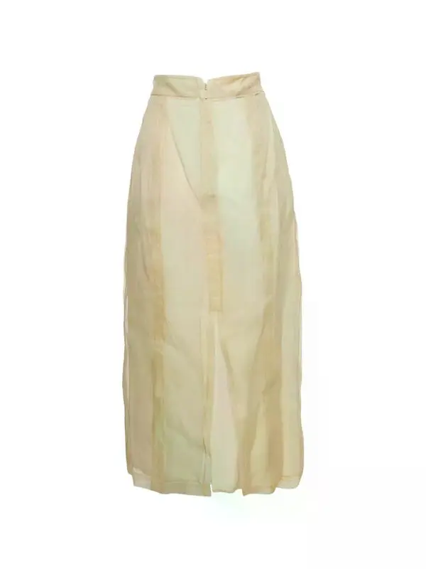 Gucci Sheer Layered A-line Midi Skirt