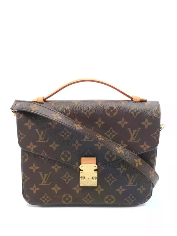 LOUIS VUITTON Monogram Pochette Metis Shoulder Bag - Brown