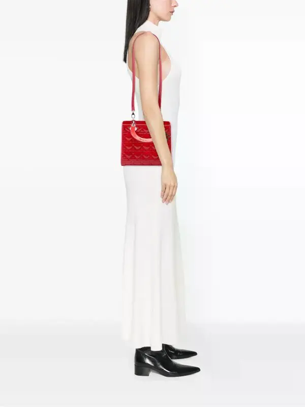Dior 2013 Medium Patent Cannage Lady Satchel
