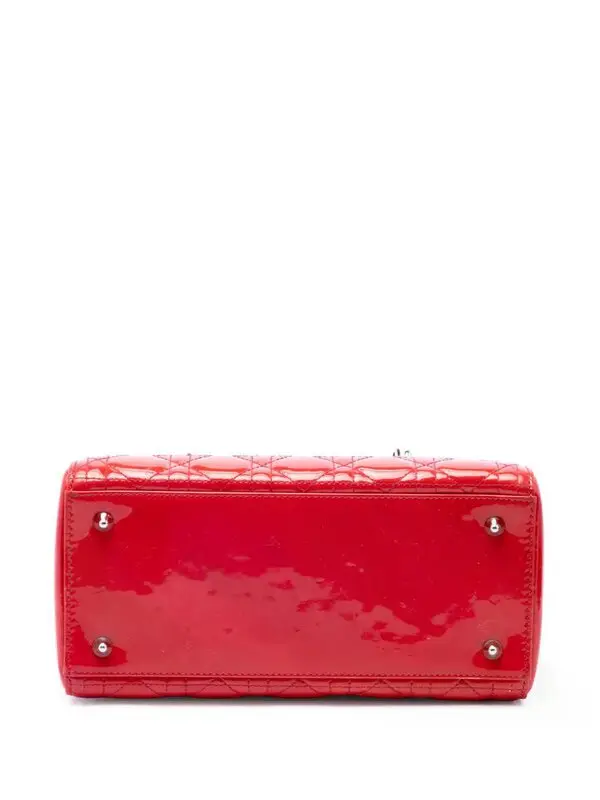 Dior 2013 Medium Patent Cannage Lady Satchel