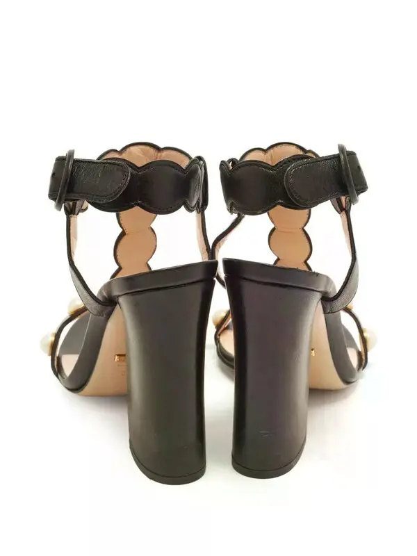 Gucci Scalloped Pearl-embellished Sandals