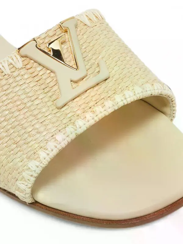 LOUIS VUITTON Mare Logo-plaque Flat Sandals