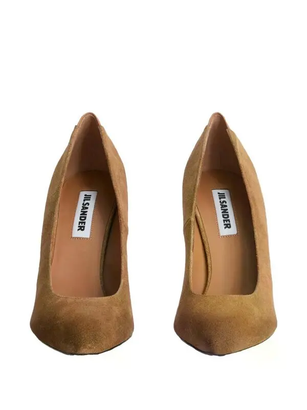 JIL SANDER Pointed-toe V-shaped Back Pumps