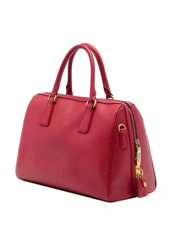 Prada 2013-2026 Saffiano Lux Convertible Bowler Bag Satchel