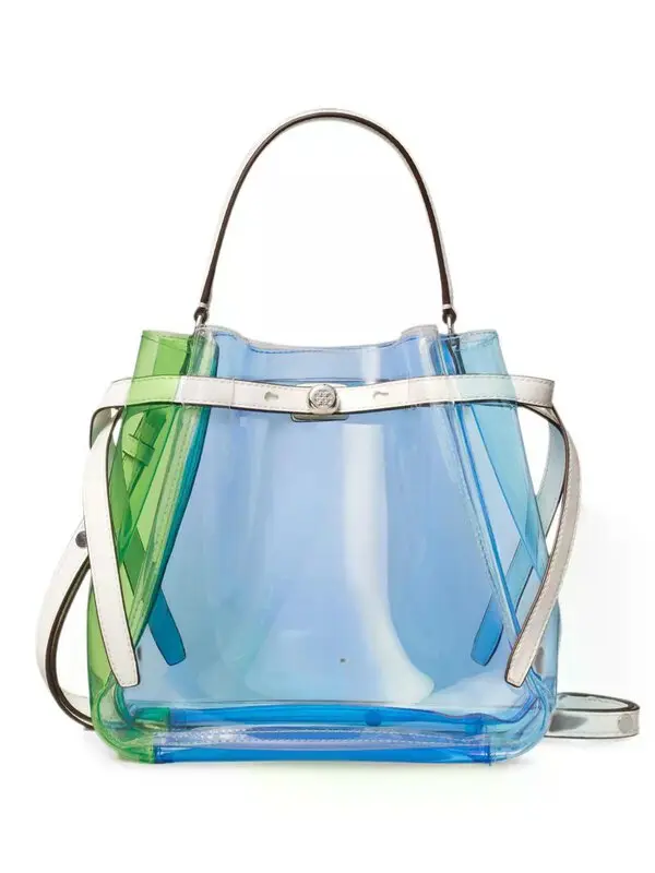 Tory Burch Romy Colourblock Clear Bucket Bag