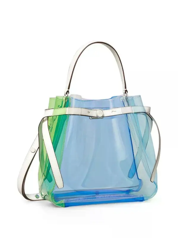 Tory Burch Romy Colourblock Clear Bucket Bag