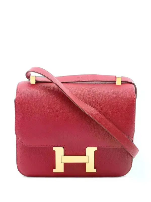 Hermès 2016 Constance 24 Shoulder Bag - Red