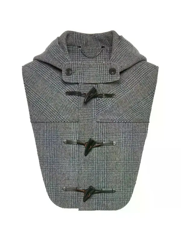 MAISON MARGIELA Checked Wool Cropped Vest
