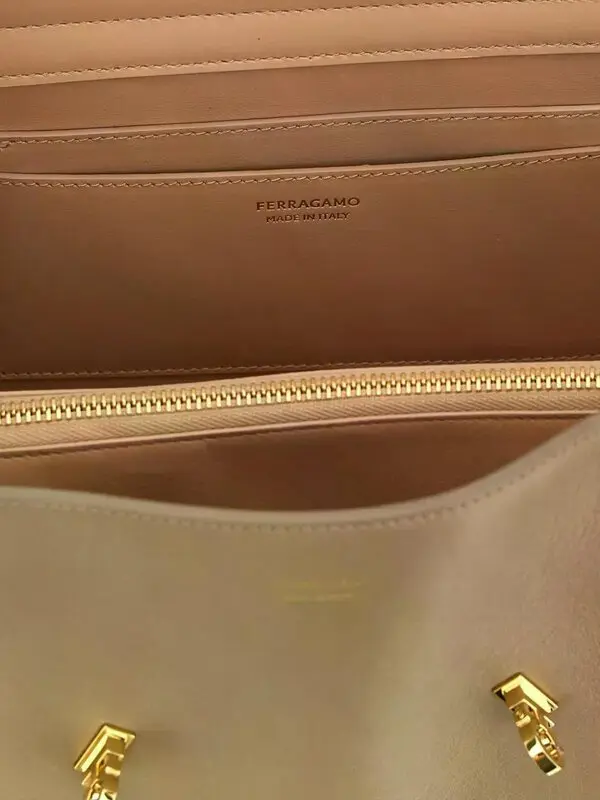 FERRAGAMO Medium Hug Soft Shoulder Bag