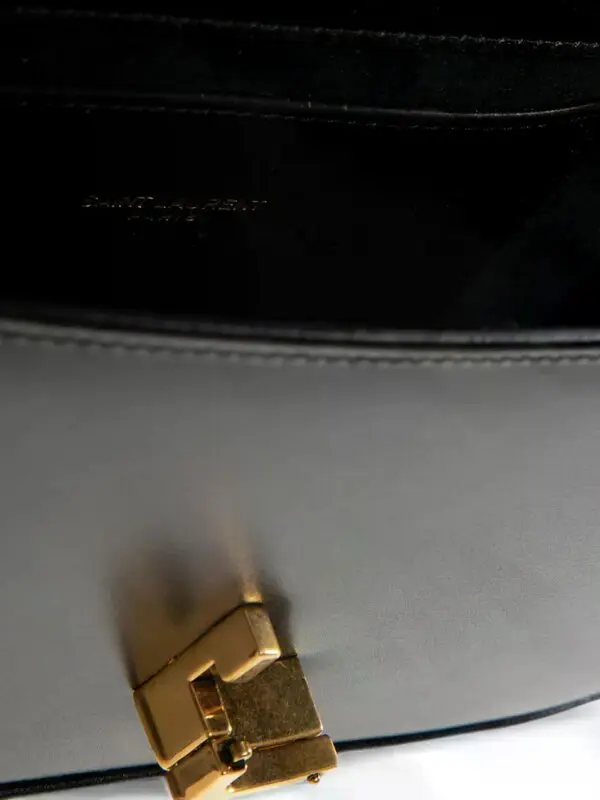 Saint Laurent Cassandre Calf Leather Shoulder Bag