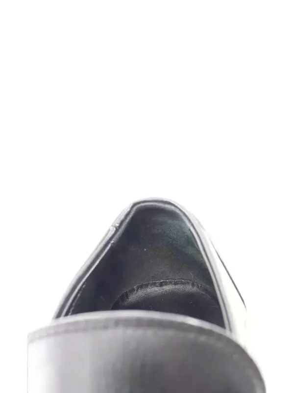CHRISTIAN LOUBOUTIN 2010s Cl Mock Rug Loafers - Black