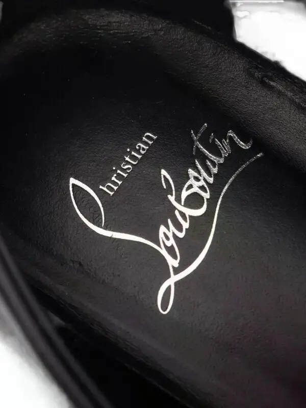 CHRISTIAN LOUBOUTIN 2010s Cl Mock Rug Loafers