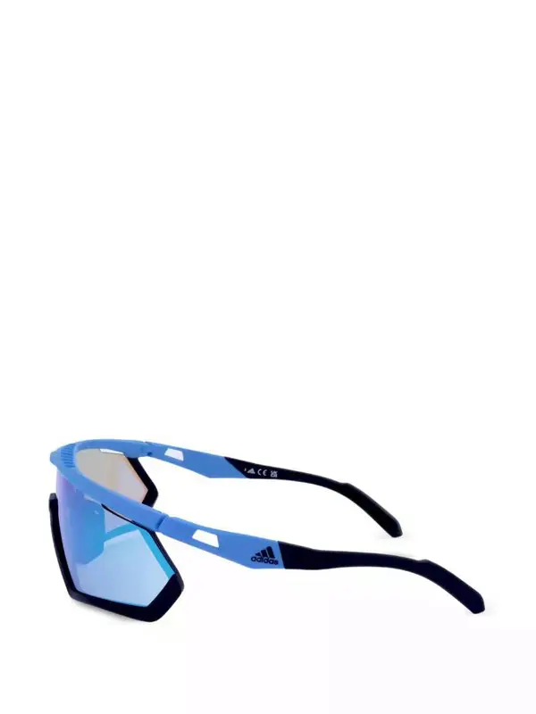Adidas Geometric-frame Sunglasses - Blue