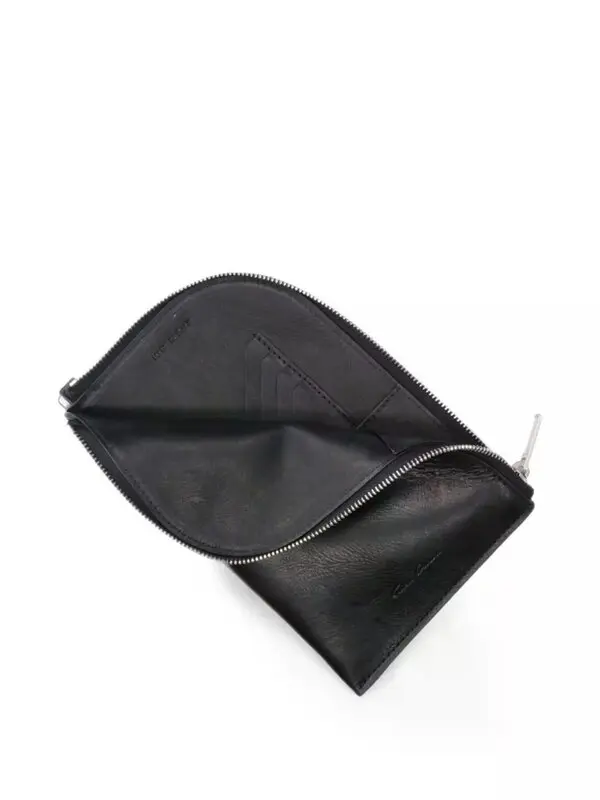 Rick Owens Logo-embossed Leather Wallet