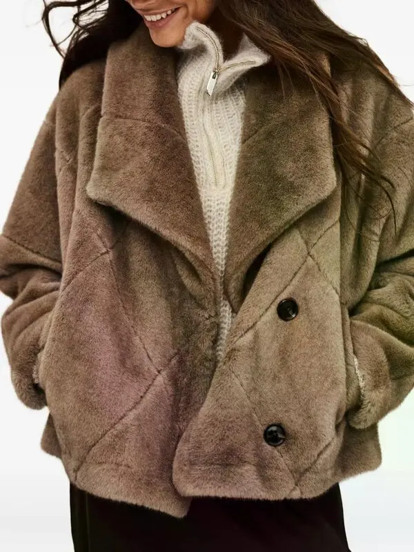 Ba&sh Pinie Button Quilted Jacket