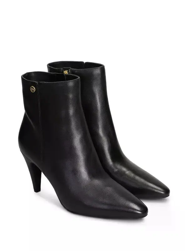 Michael Kors Daniela Pointed-toe Leather Ankle Boots