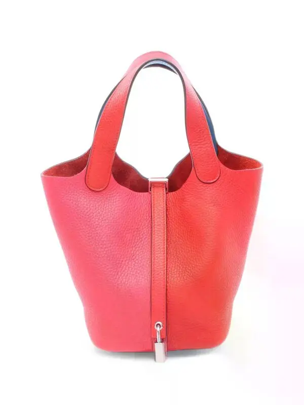 Hermès 2021 Picotin Lock Casaque Handbag - Red