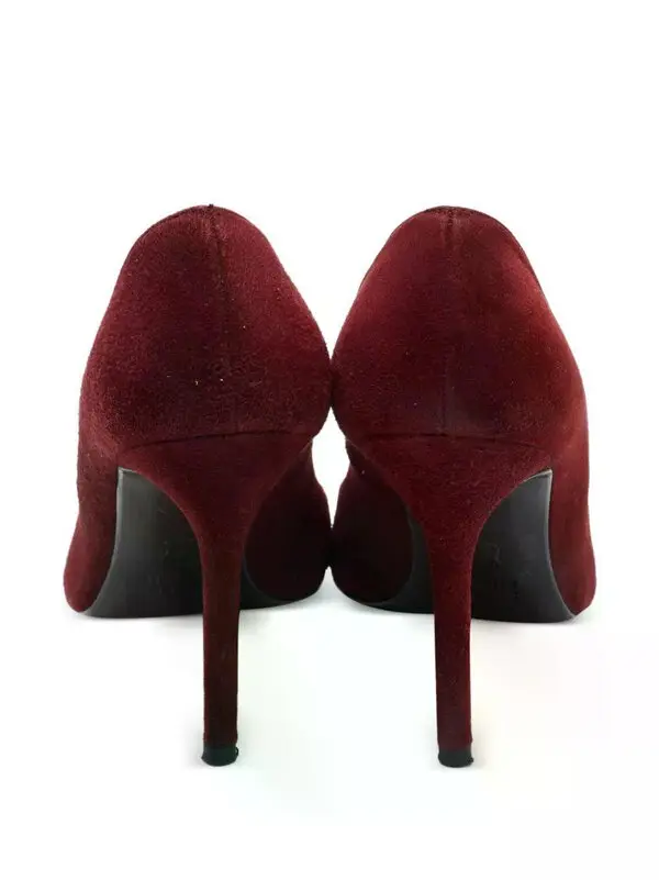 STUART WEITZMAN Pointed-toe Leather Pumps