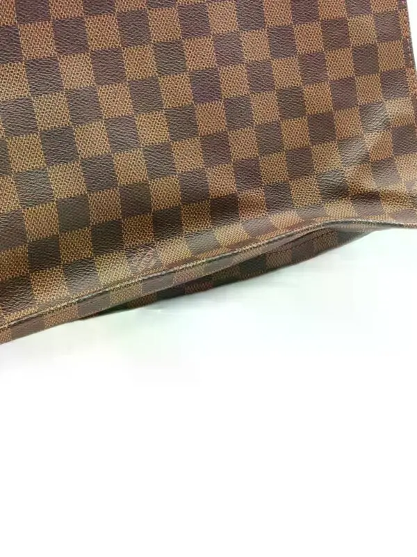 LOUIS VUITTON 2006 Sac Plat Damier Ebene Tote Bag