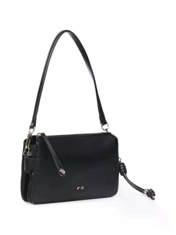 V°73 Zircon Logo-plaque Knotted Shoulder Bag