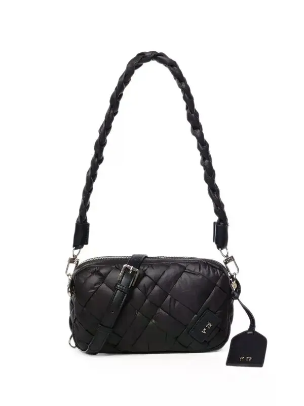 V°73 Tormalina Padded Woven-effect Shoulder Bag